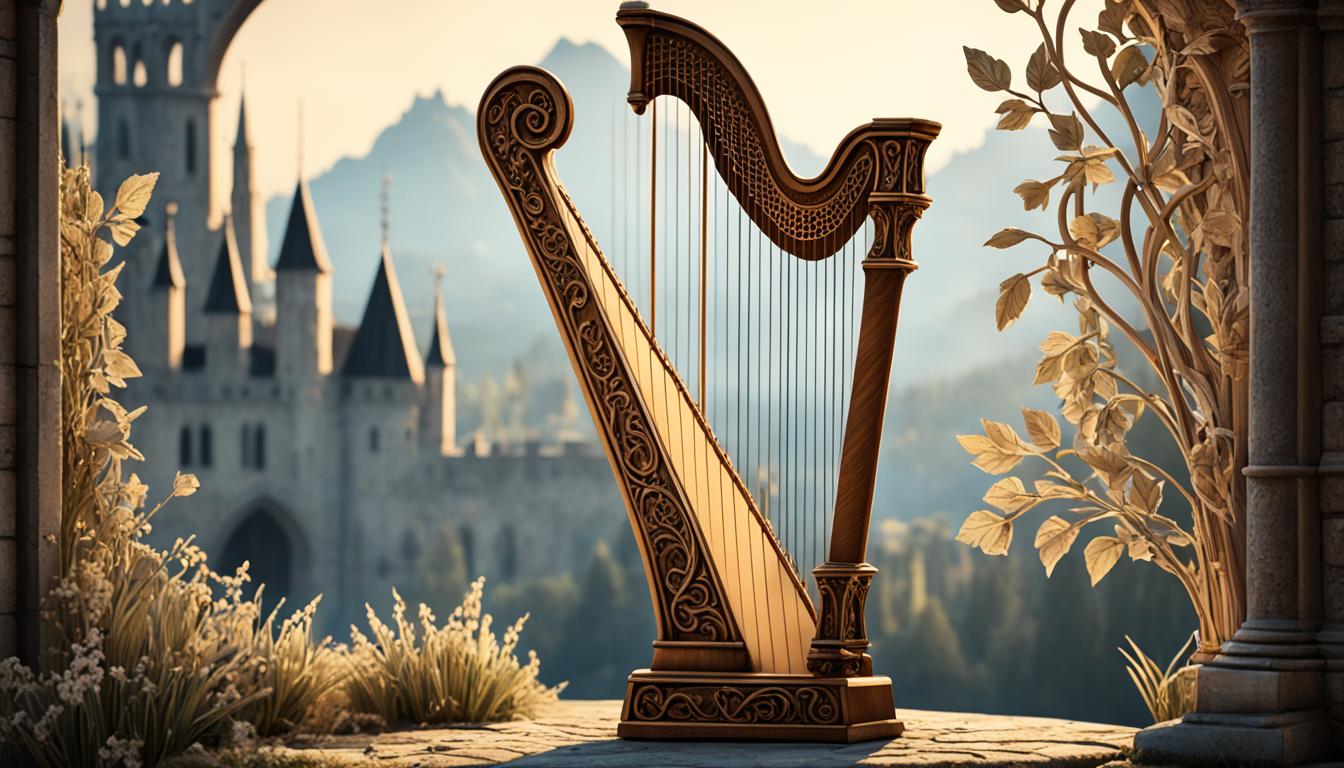 La harpe dans la musique médiévale : un voyage mélodique à travers le temps
