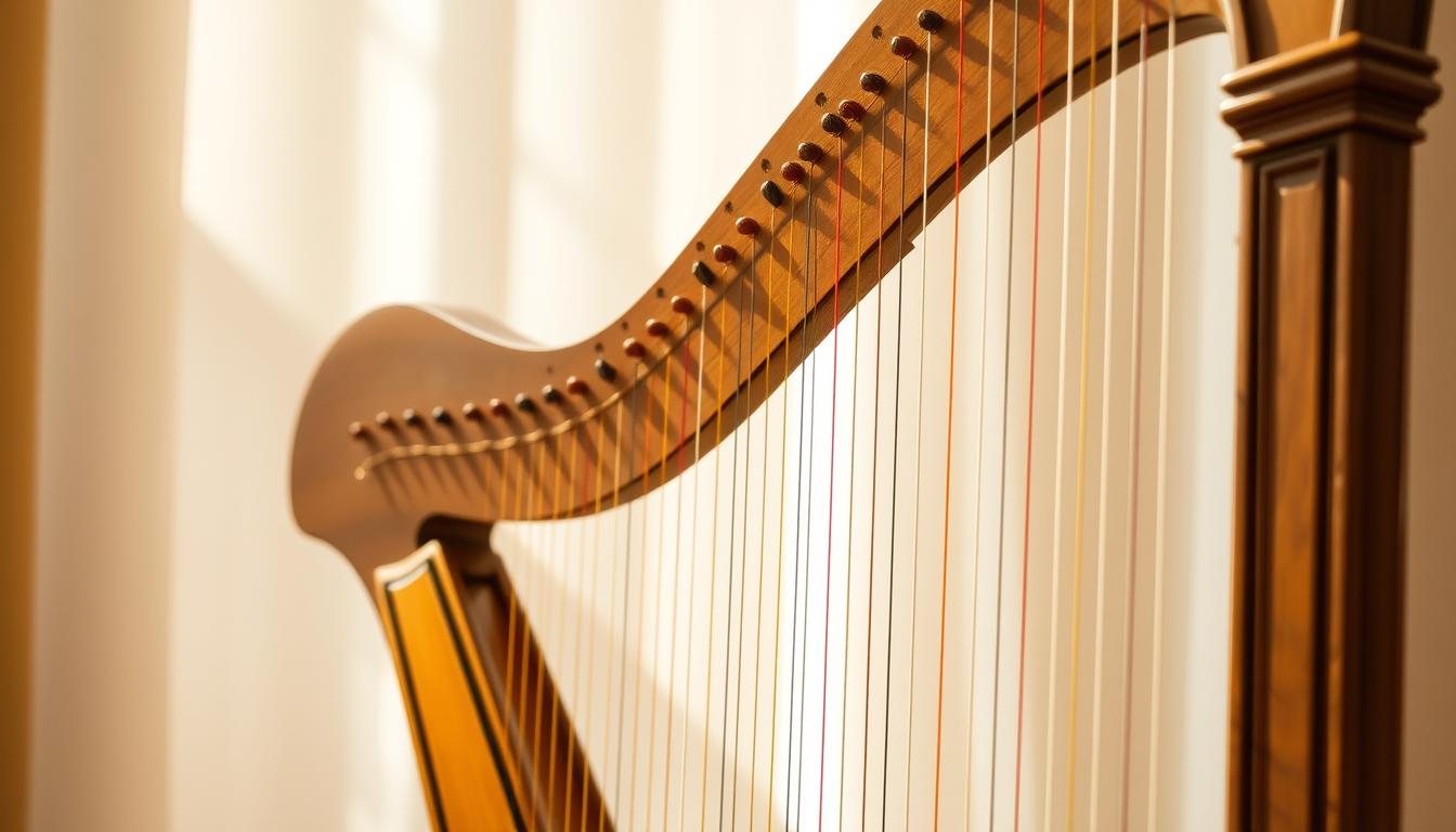 Combien de cordes possède une harpe