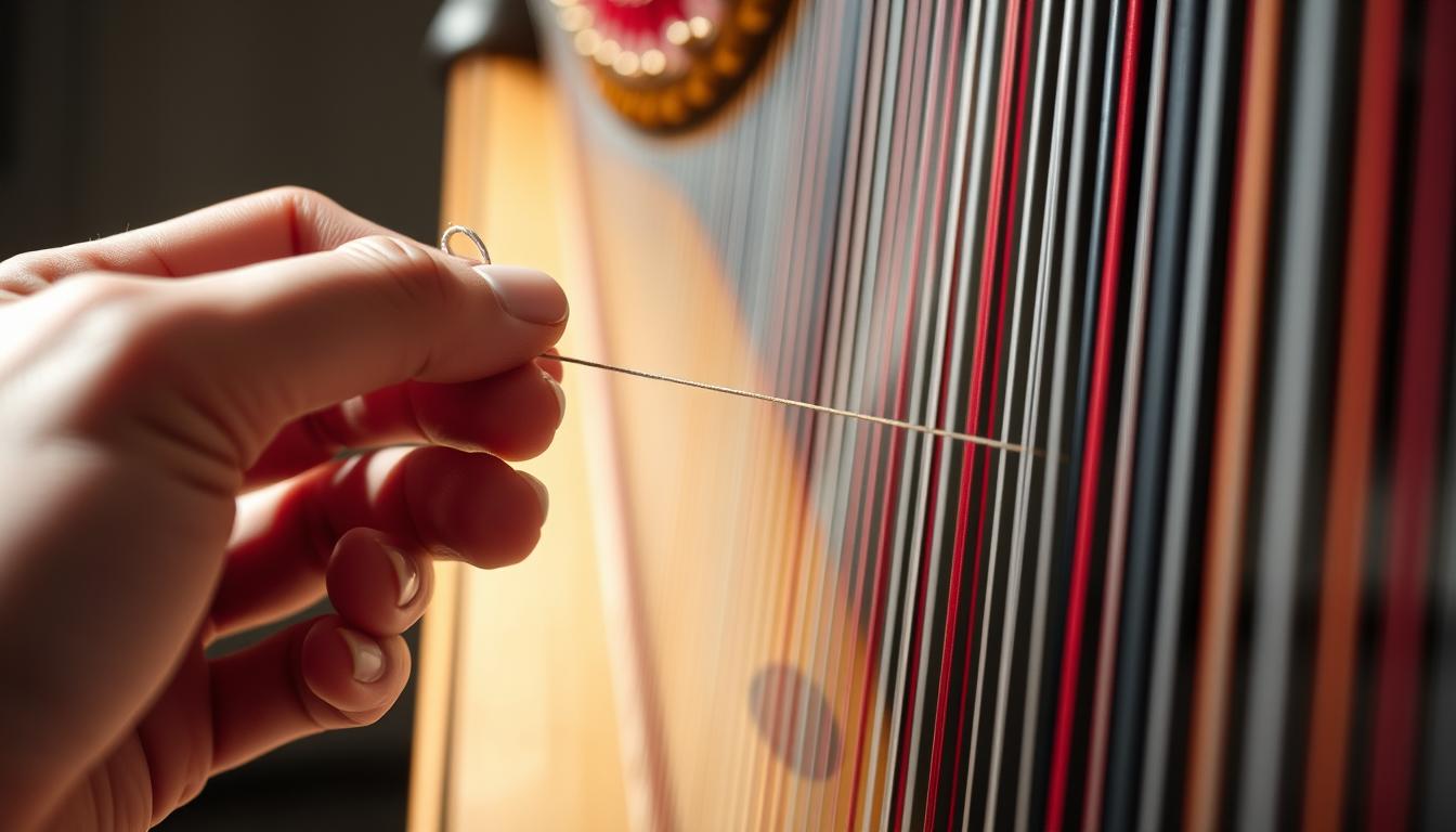 Comment changer une corde sur une harpe